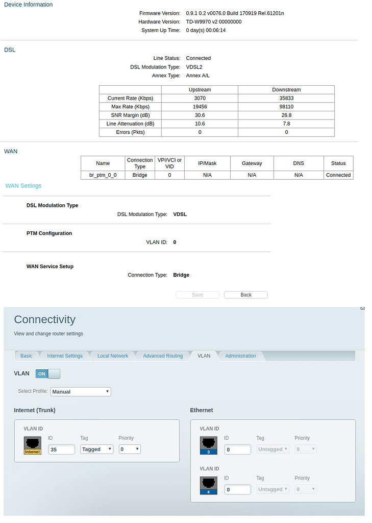 [SOLVED] Can't connect WRT3200ACM with OpenWRT to TD-W9970 as Bridge - Network and Wireless ...