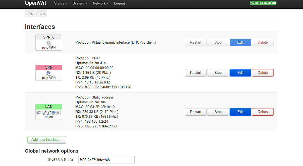 How Can I Setup Pptp Client While Openwrt As Bridge Ap Network And