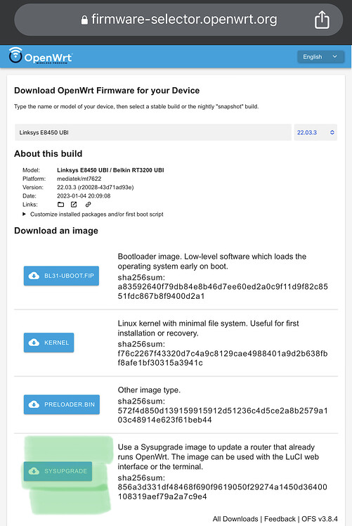 Linksys E8450 | Current Firmware Help - Installing and Using OpenWrt - OpenWrt Forum