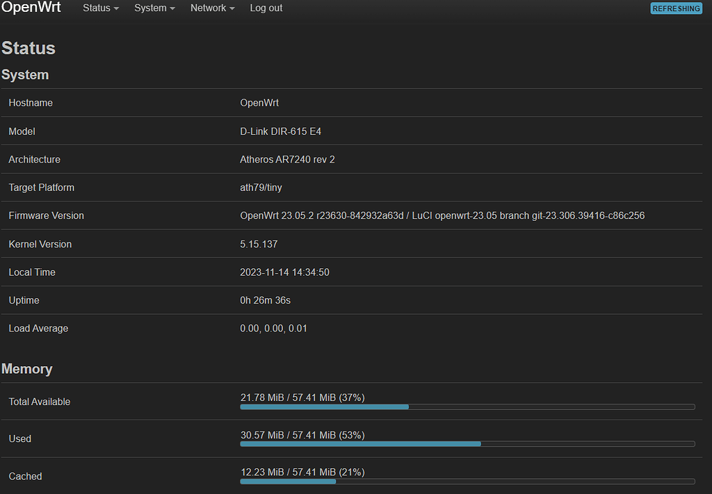 DIR-615 16MB flash 64MB ram - MOD - Community Builds, Projects & Packages - OpenWrt Forum