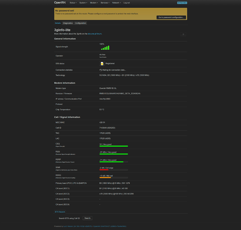 Fibocom/Quectel - FM190 5G/4G modem Signals - Installing and Using OpenWrt - OpenWrt Forum