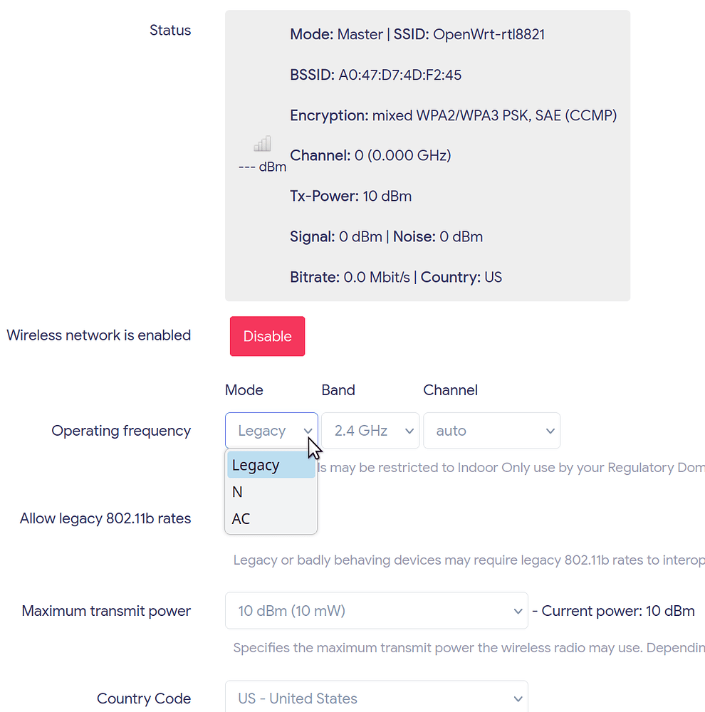 OpenWrt 24.10.0 -- How to enable RTL8821CU USB WiFi dongle - Network and Wireless Configuration ...