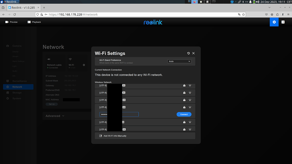 Cannot Connect To Reolink Camera With Utf 8 Marked Installing And Using Openwrt Openwrt Forum