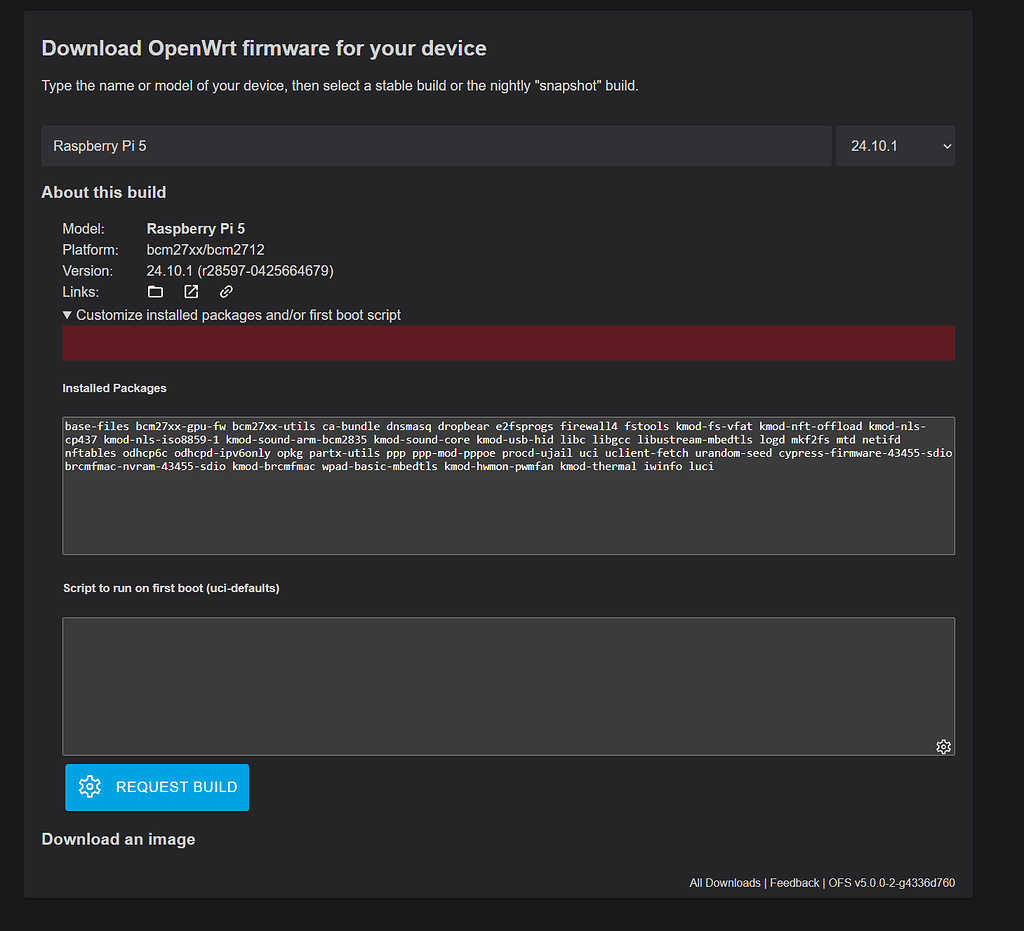 Customizing firmware always fails for me - Installing and Using OpenWrt - OpenWrt Forum