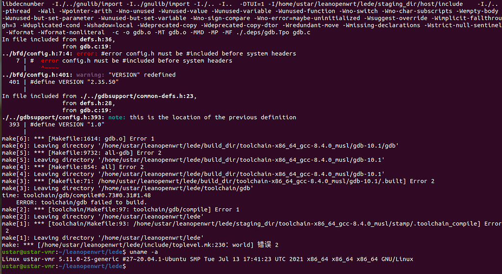 I had this problem when COMPILING it - For Developers - OpenWrt Forum