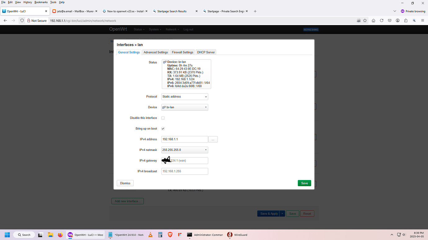 Configure DNS server - Installing and Using OpenWrt - OpenWrt Forum