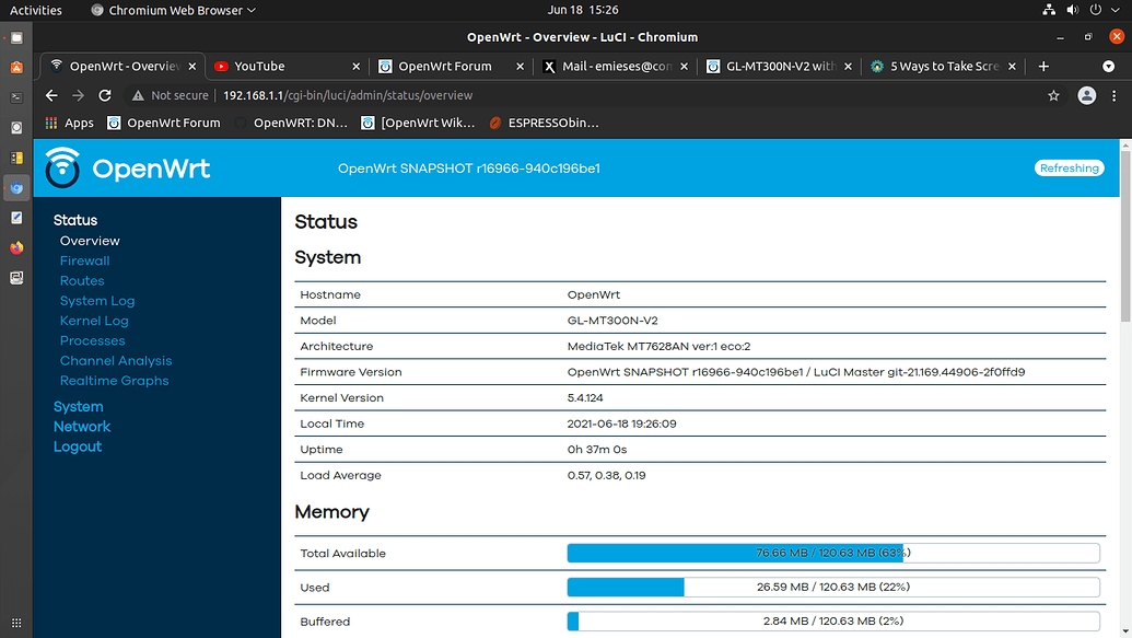 GL-MT300N-V2 and Cudy WR1300 with LUCI Clean builts - Installing and Using OpenWrt - OpenWrt Forum