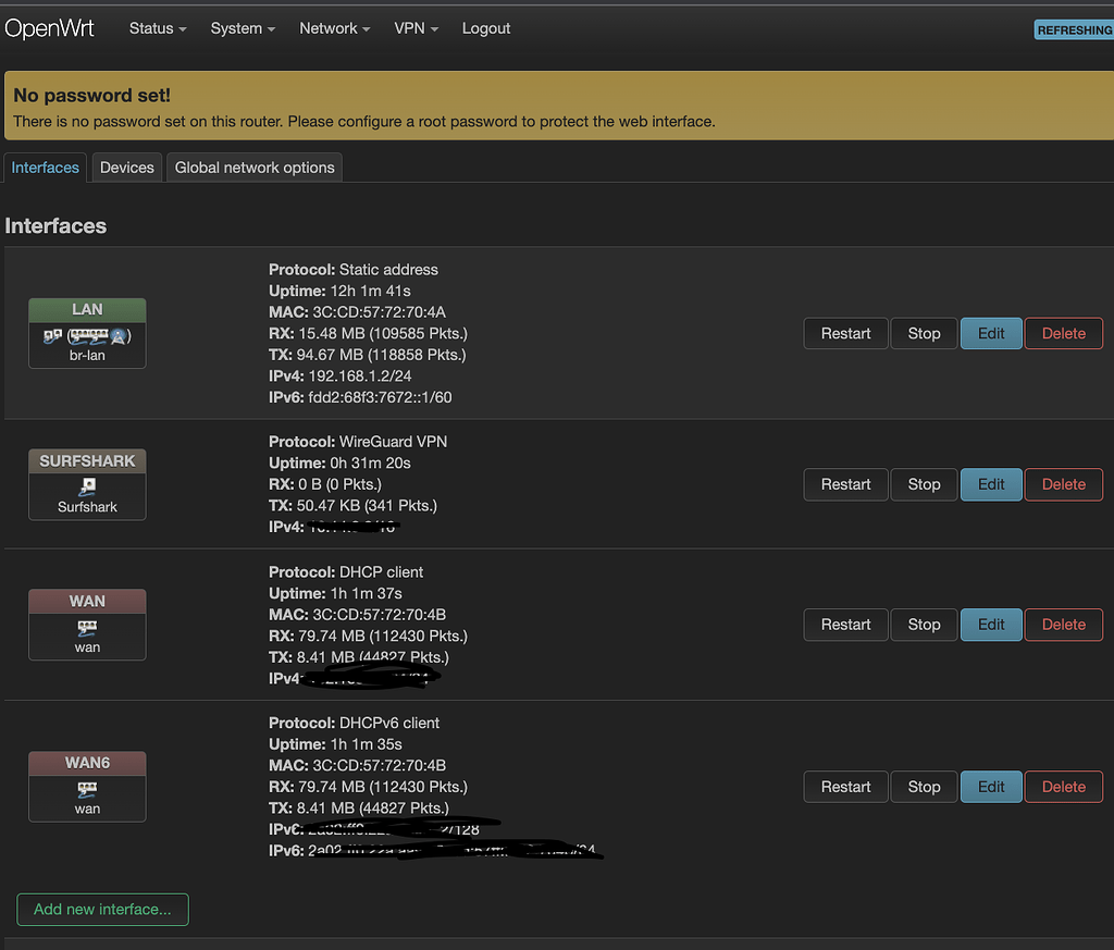 Wireguard Vpn No Rx Packets Only Tx Traffic Network And Wireless Configuration Openwrt Forum