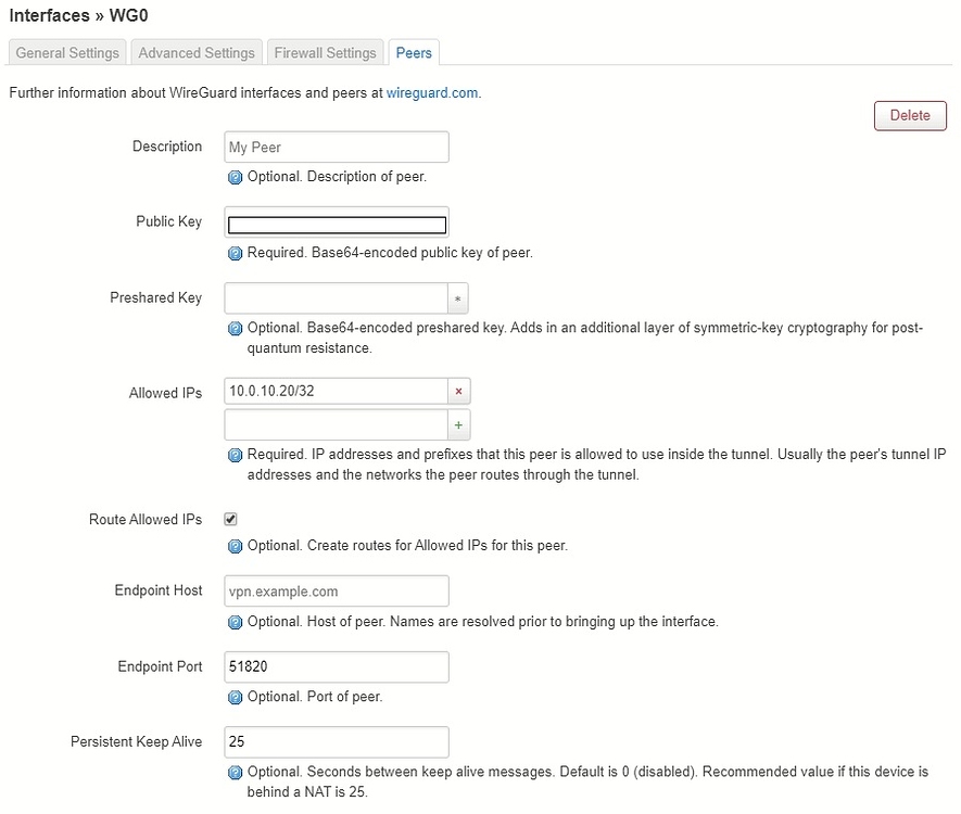 Wireguard Cant Get Handshake Network And Wireless Configuration