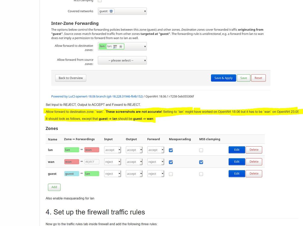Dumb AP & Guest Wi-Fi - Wrong instructions / review necessary? - Talk about Documentation ...