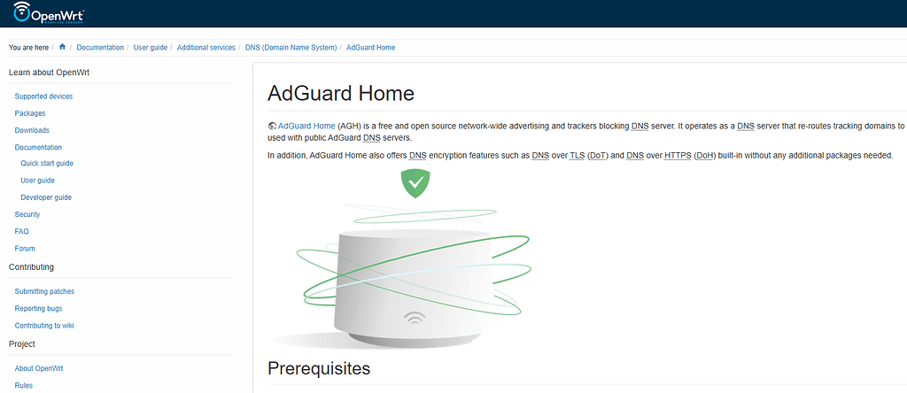 Adguard not working on APK manager - Installing and Using OpenWrt - OpenWrt Forum