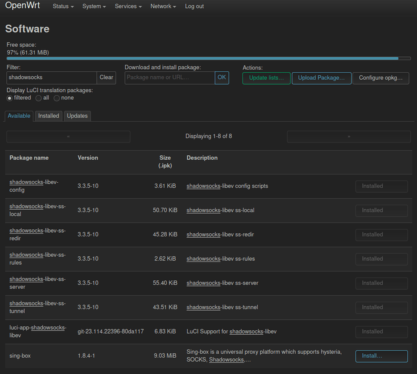 Shadowsocks server setup help needed - Installing and Using OpenWrt ...