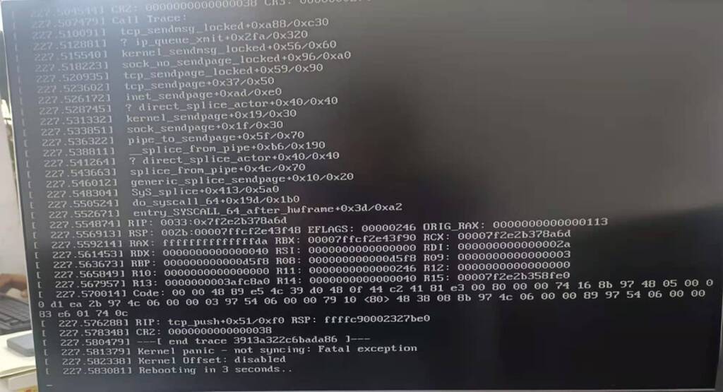 Kernel Panic Not Syncing Fatal Exception Installing And Using Openwrt Openwrt Forum
