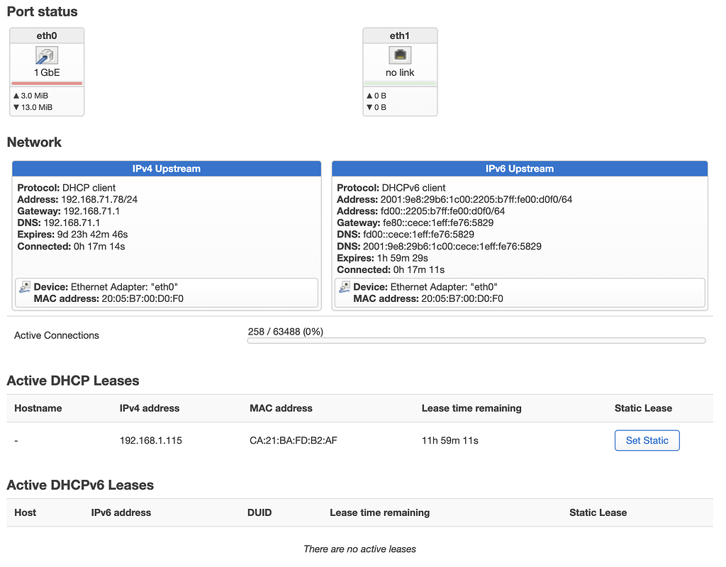No IPv6 address (solved) - Installing and Using OpenWrt - OpenWrt Forum