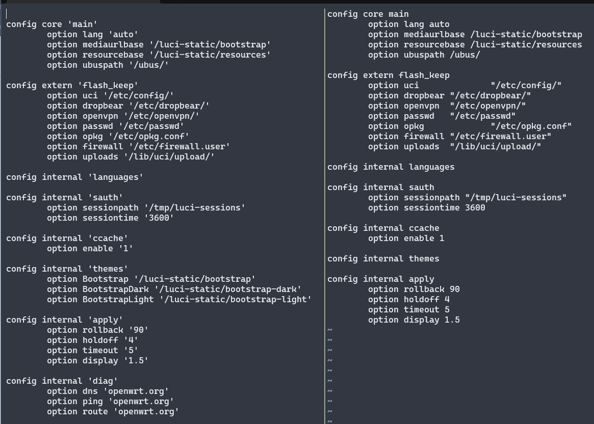 Inconsistent Use Of Apostrophes In Config Files Installing And Using OpenWrt OpenWrt Forum