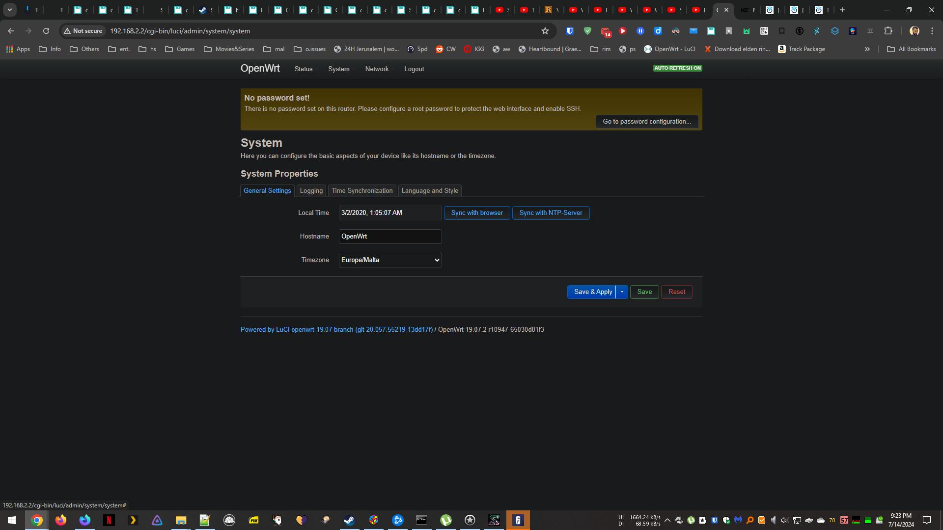 Not syncing with ntp server - Installing and Using OpenWrt - OpenWrt Forum
