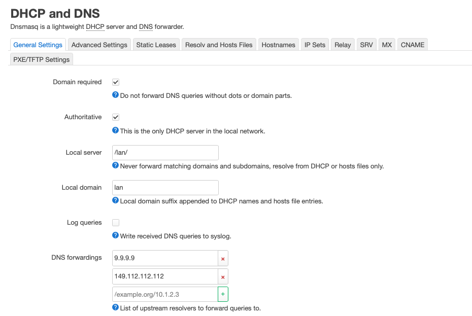 How to configure stubby with Quad9 DNS - Installing and Using OpenWrt - OpenWrt Forum