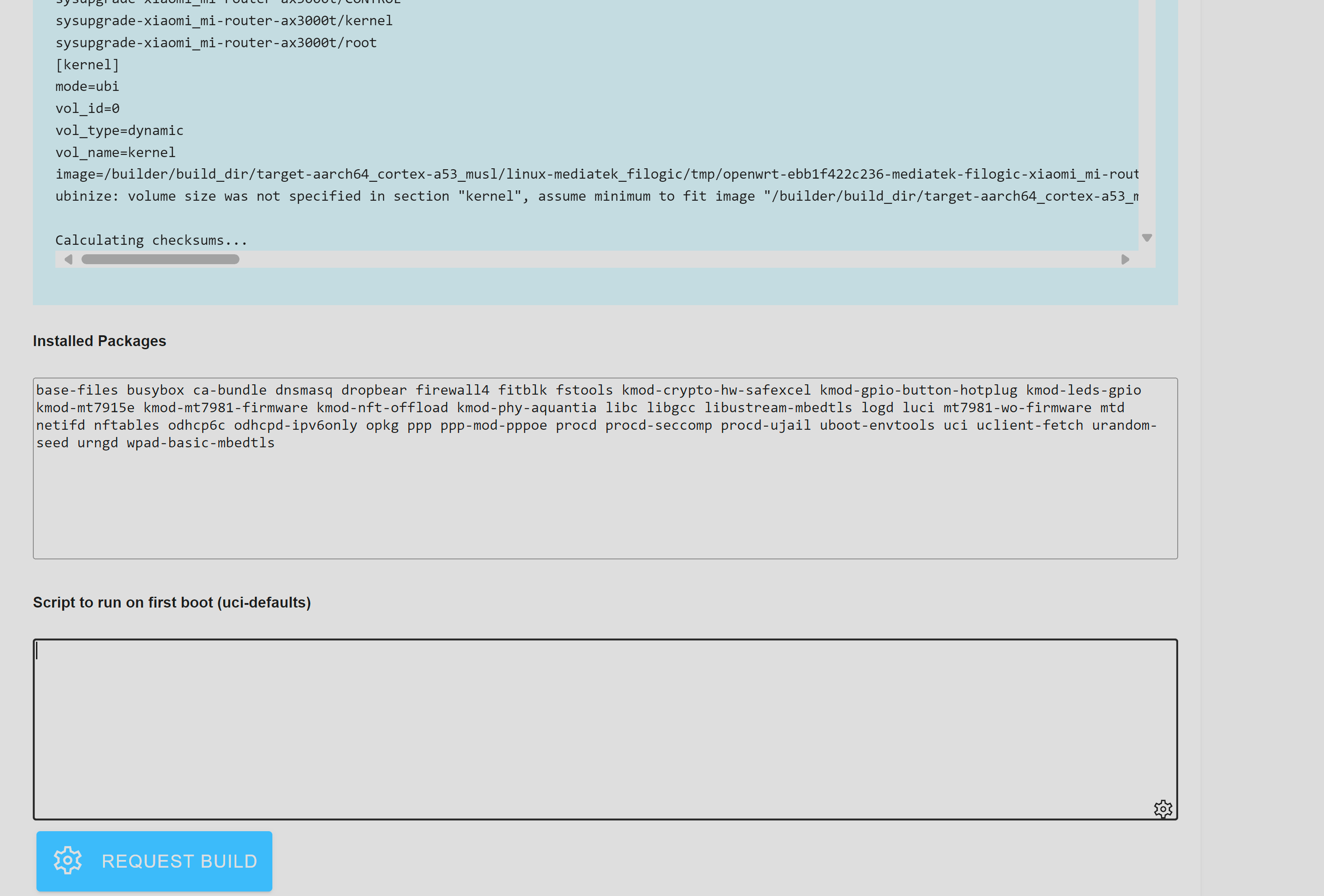 Xiaomi AX3000T installation issues - Installing and Using OpenWrt - OpenWrt Forum