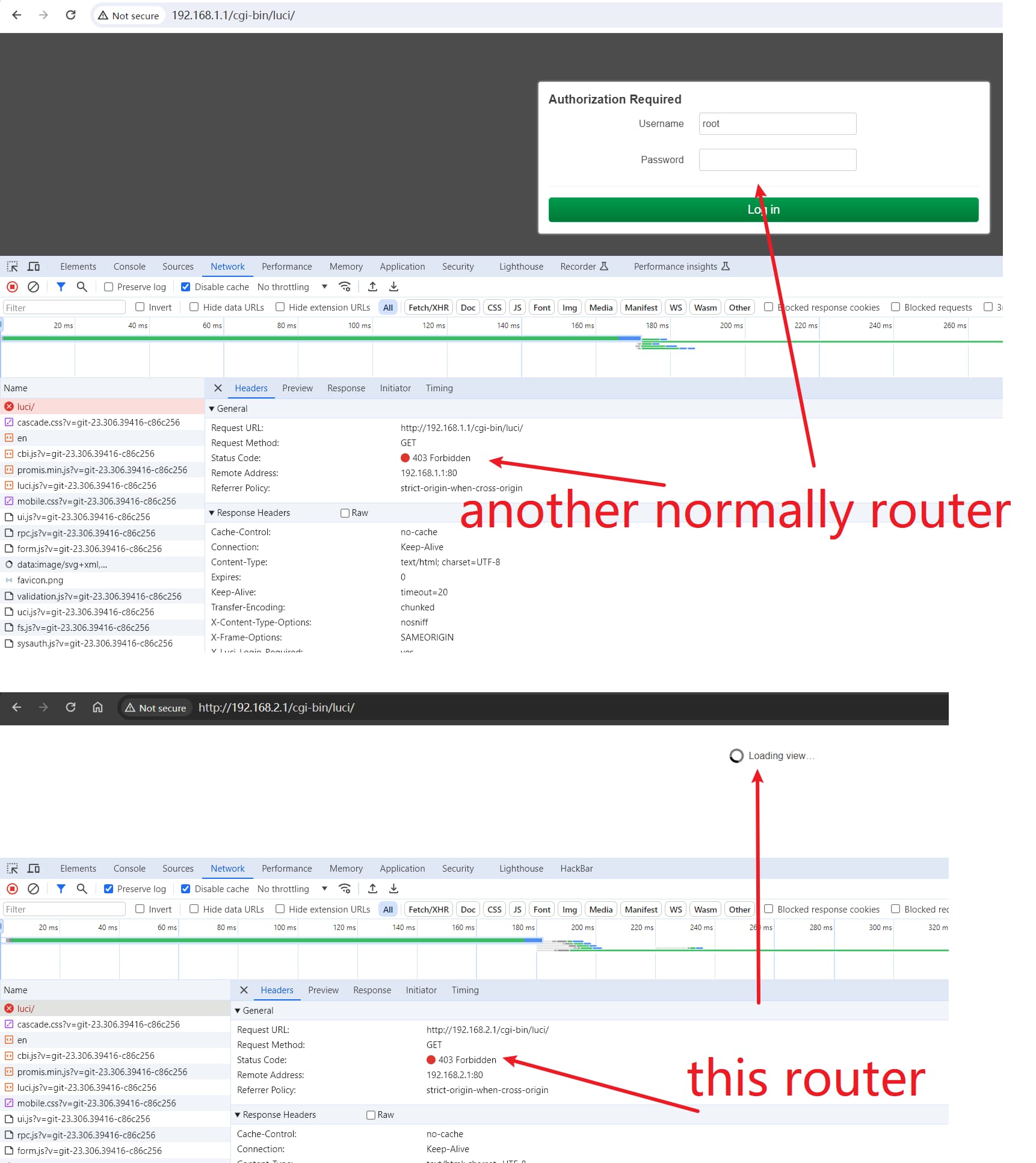 [Solved] When i modifying the LAN subnet, uhttpd return 403 - Installing and Using OpenWrt ...