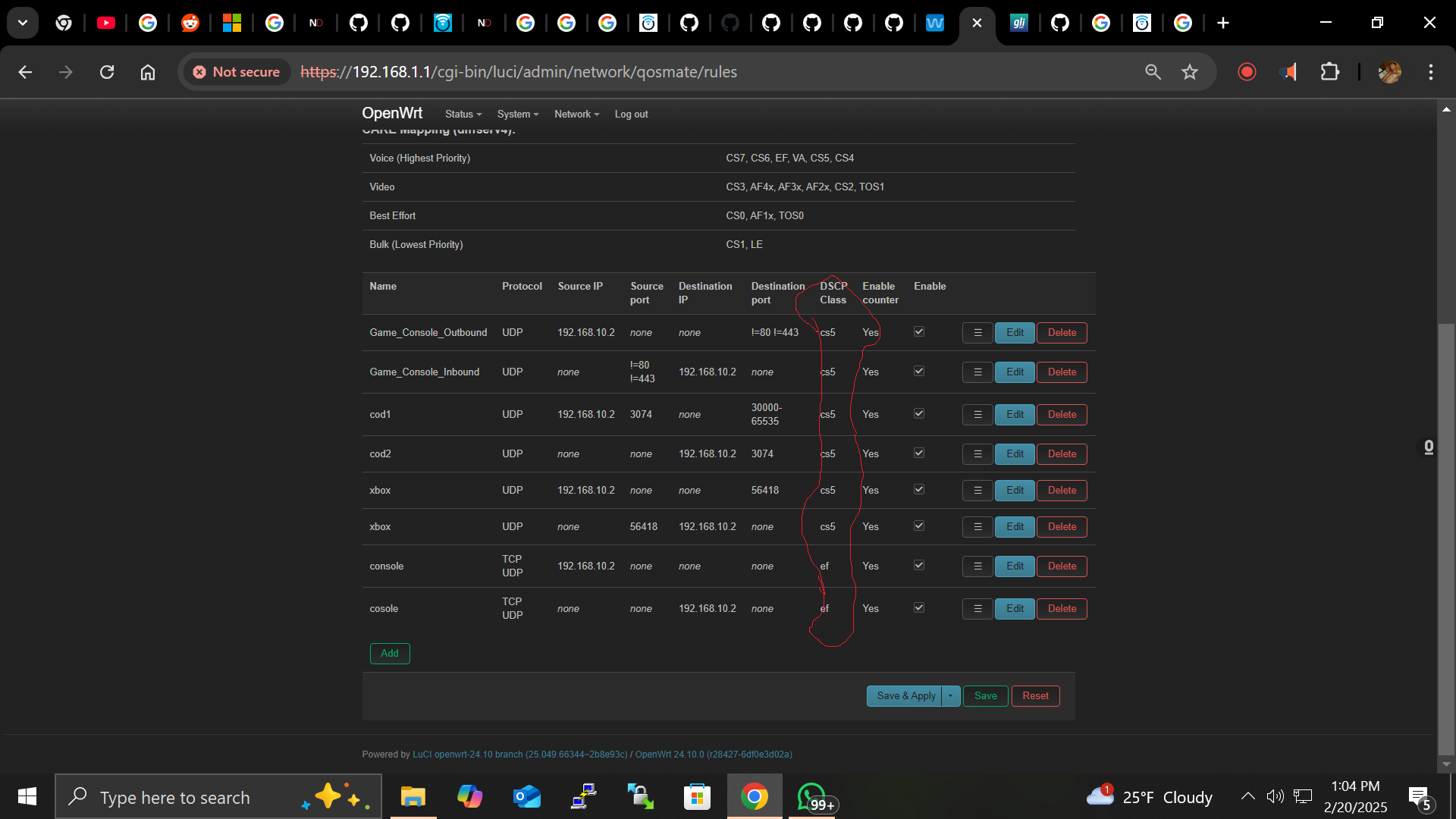 QoSmate custom rules not working can some help me - Community Builds, Projects & Packages ...