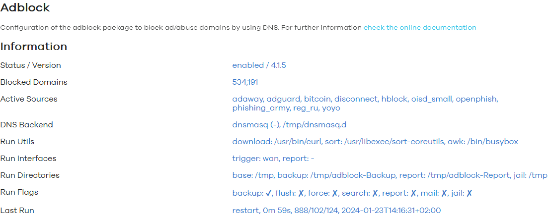 Adblock support thread - Community Builds, Projects & Packages - OpenWrt Forum