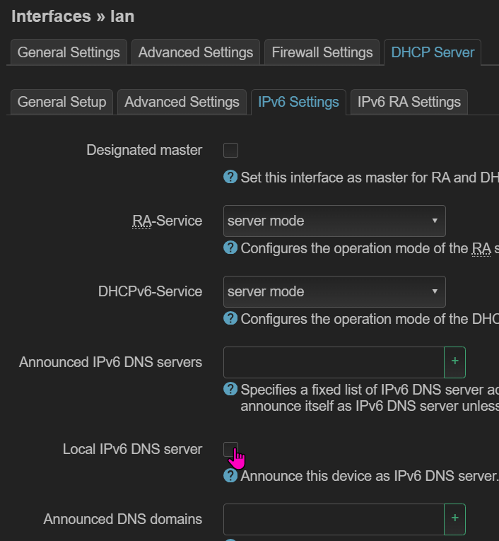 Pi-hole and OpenWrt setup (IPv6 issue?) - Installing and Using OpenWrt - OpenWrt Forum
