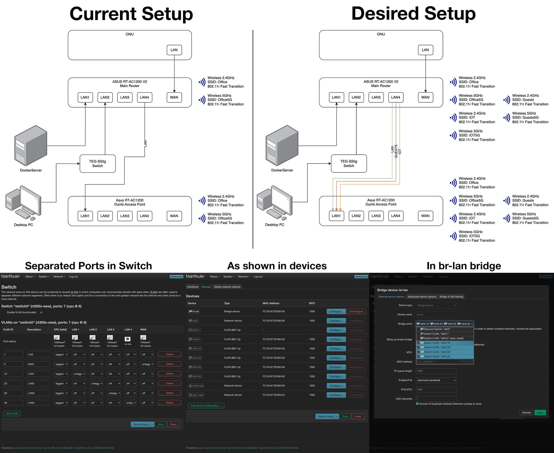 Issues with VLANs for IOT and Guess with extra AP - Installing and Using OpenWrt - OpenWrt Forum