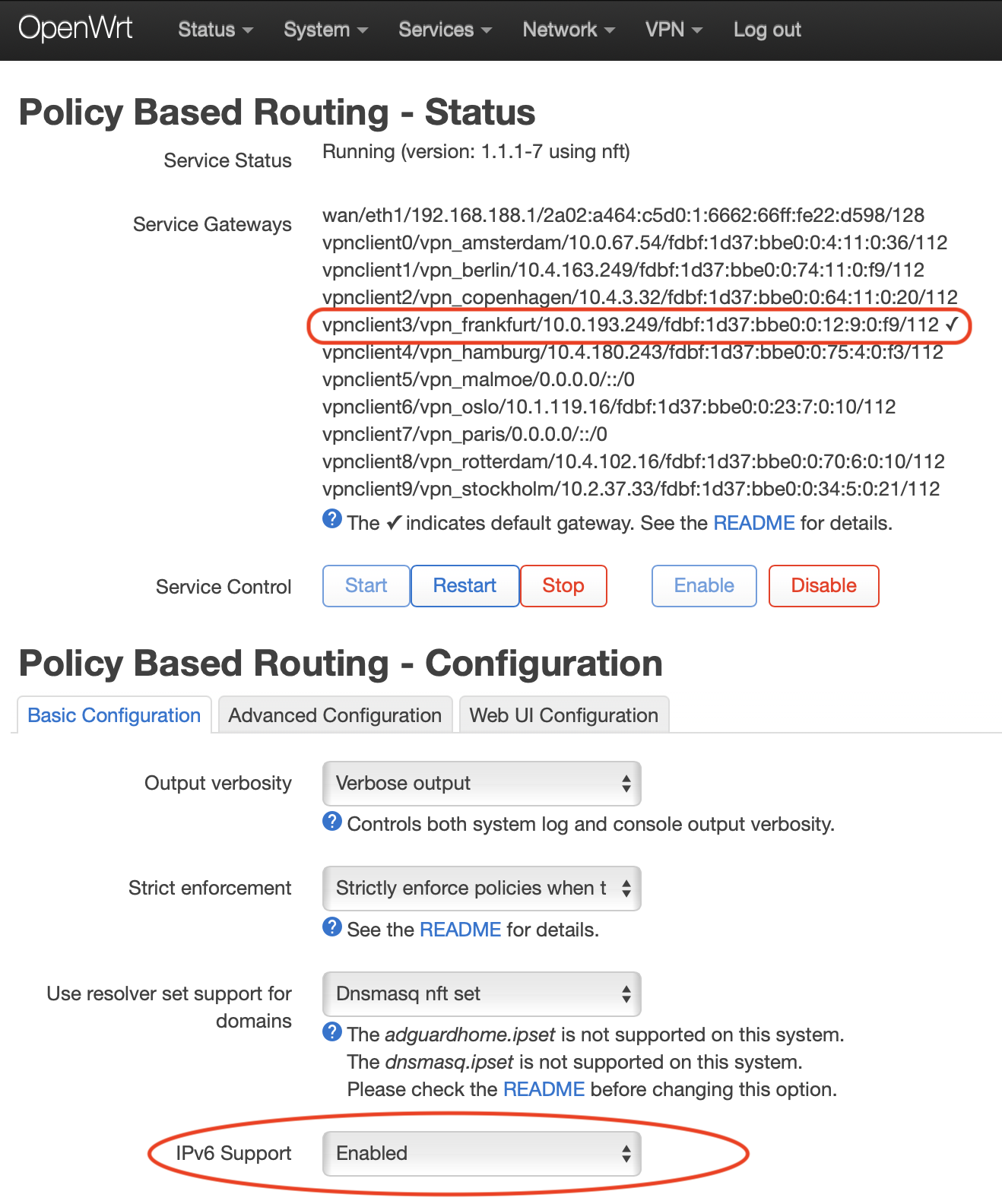 Failing (again) to get IPv6 working with PBR - Network and Wireless Configuration - OpenWrt Forum