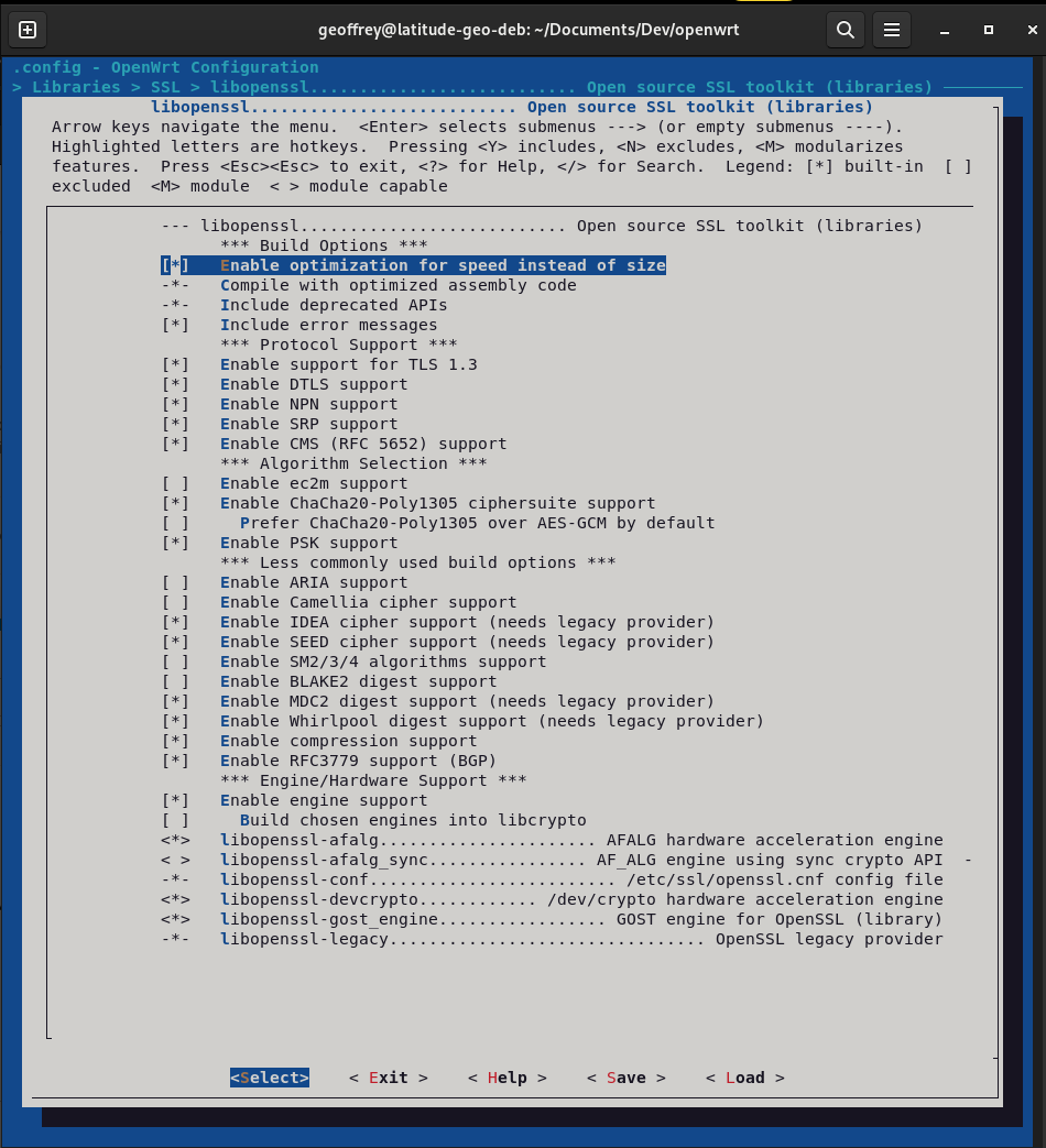 Build options for OpenSSL with encryption hardware - For Developers ...