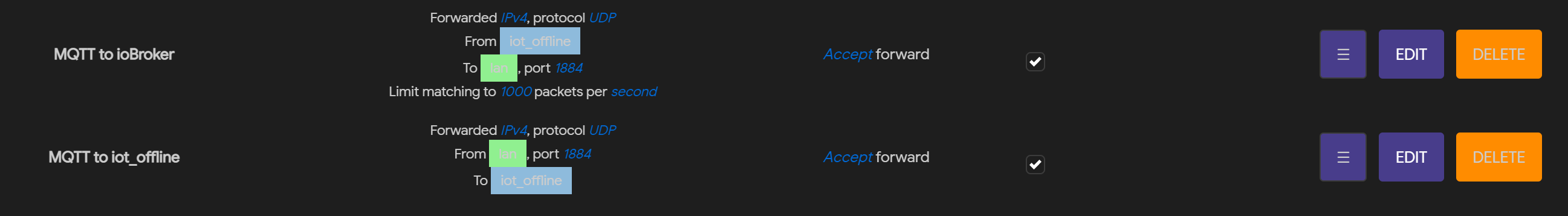 MQTT on Iot Offline WLAN - Page 2 - Installing and Using OpenWrt ...