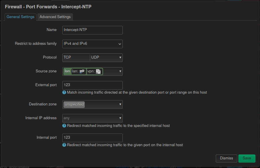Forward internal NTP requests to router - Network and Wireless Configuration - OpenWrt Forum