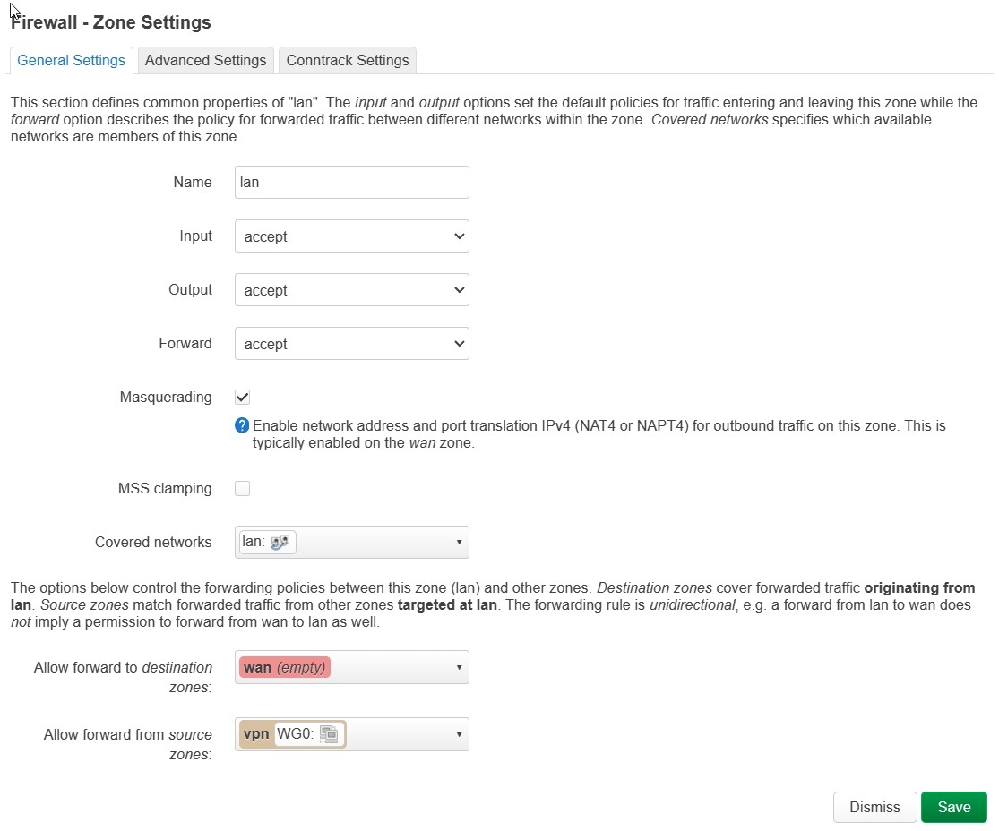 Wireguard Server On Secondary Router Cant Connect From Client Using Mobile Network 