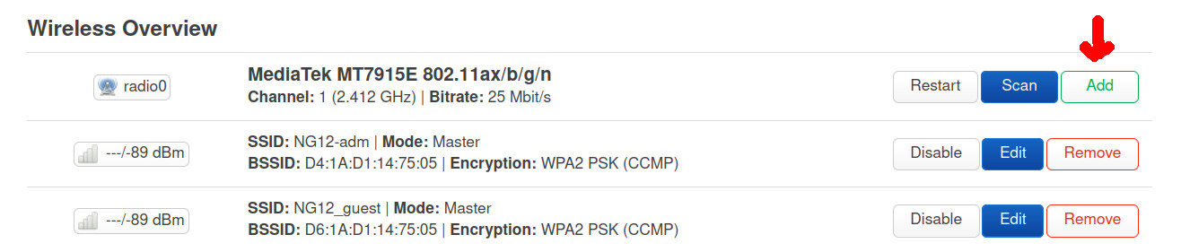Multiple SSID, same Network - Network and Wireless Configuration - OpenWrt Forum