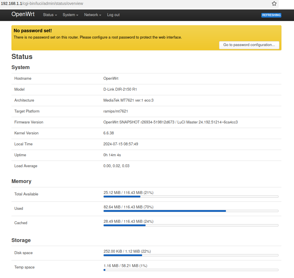 Adding OpenWrt support for D-Link Dir 2150 R1 - Page 20 - For Developers - OpenWrt Forum
